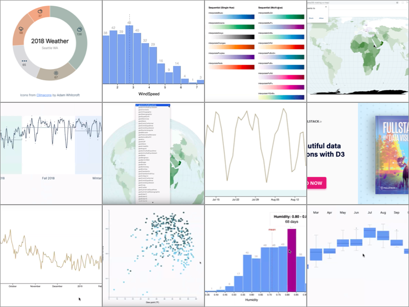 Vibrant Data Visualization with D3.js